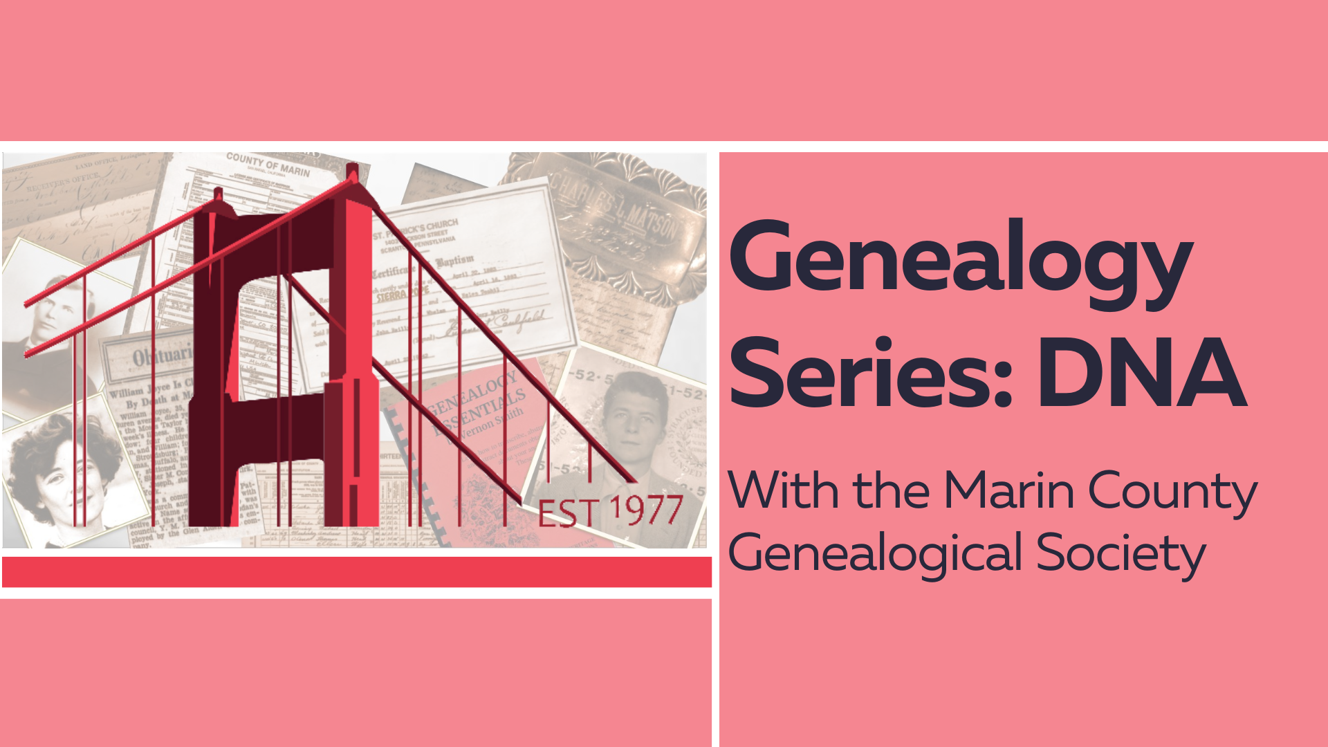 San Rafael Public Library - Marin Genealogy Insta (Email Header ...